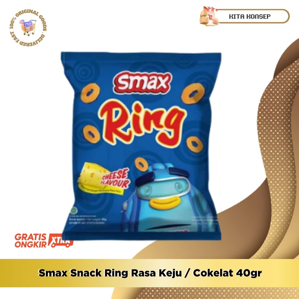 Smax Snack Cheese FlavoredRing Chocolate/ 40g | Shopee Malaysia