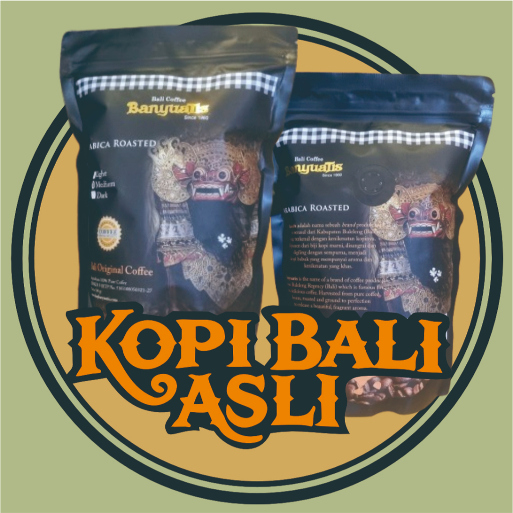 Banyuatis Bali Coffee Barong – Premium Arabica Beans, Medium Roast 500g ...