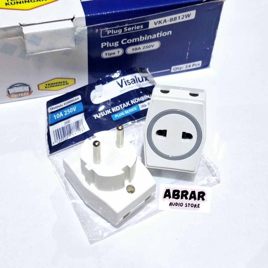 Visalux T-Type Combination Plug (3 Way) Multipurpose Plug/ - Multi Plug ...