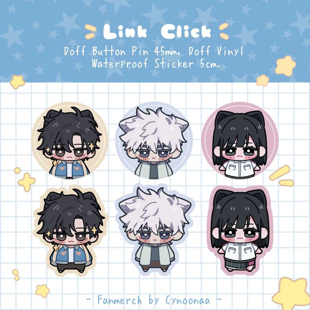 [Cynoonaa] Link Click | Shiguang Dailiren Pin & Sticker Cheng Xiaoshi ...