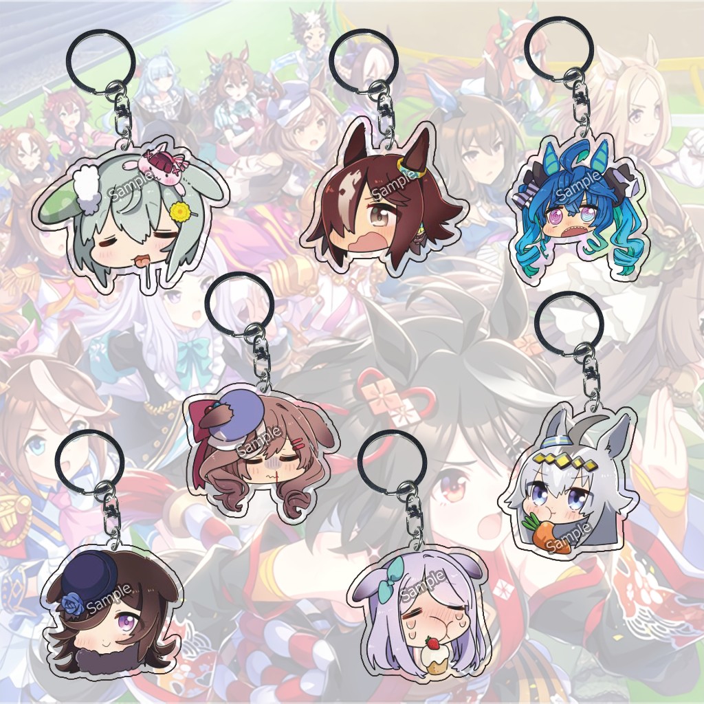 GANTUNGAN Uma MusumeEmote Keychain Uma musume part 08 - Twin Turbo ...