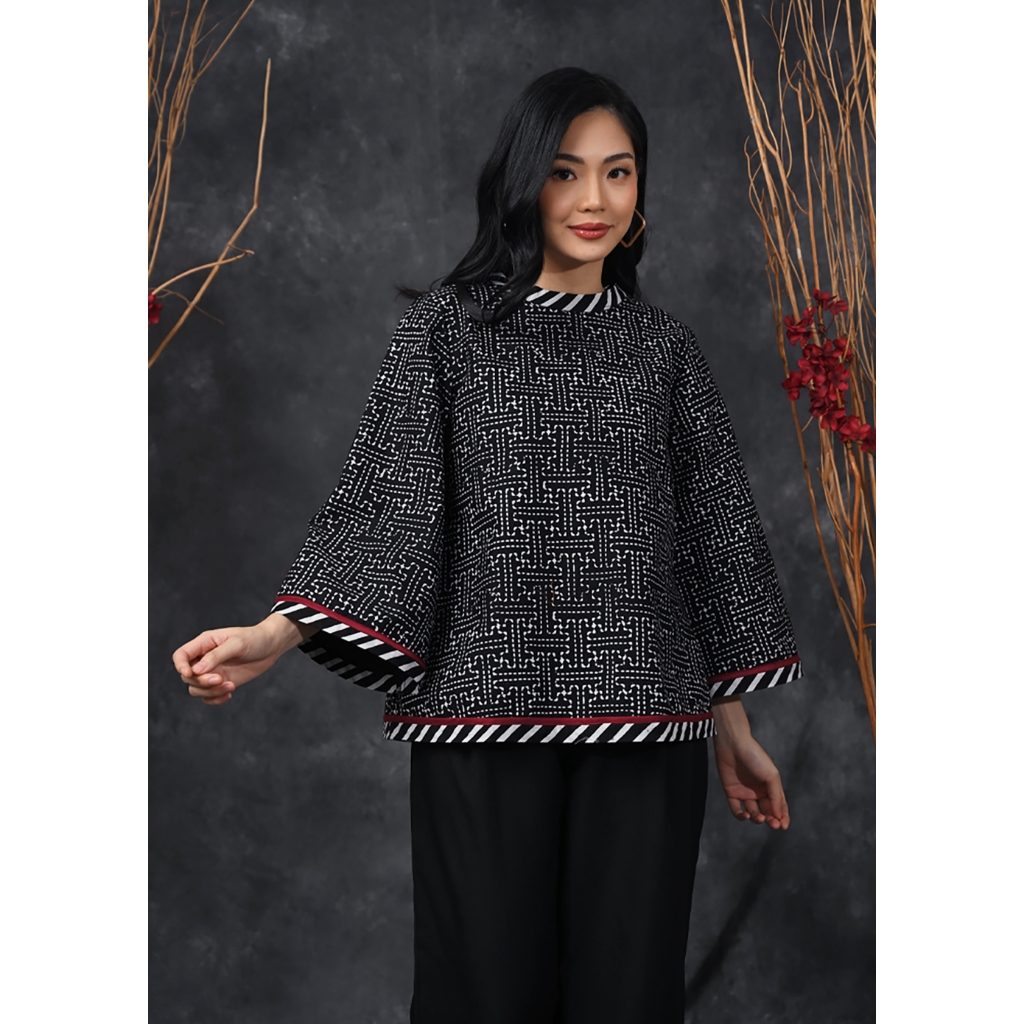 NONA RARA - Septa Garut T4593, modern women's batik blouse work clothes ...