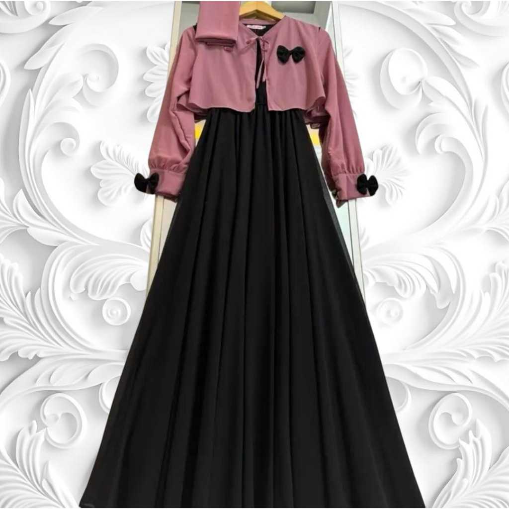 CLARISTA SET DREES PLAIN NEWEST PREMIUM CERUTY VIRAL MUSLIM GAMIS FOR ...