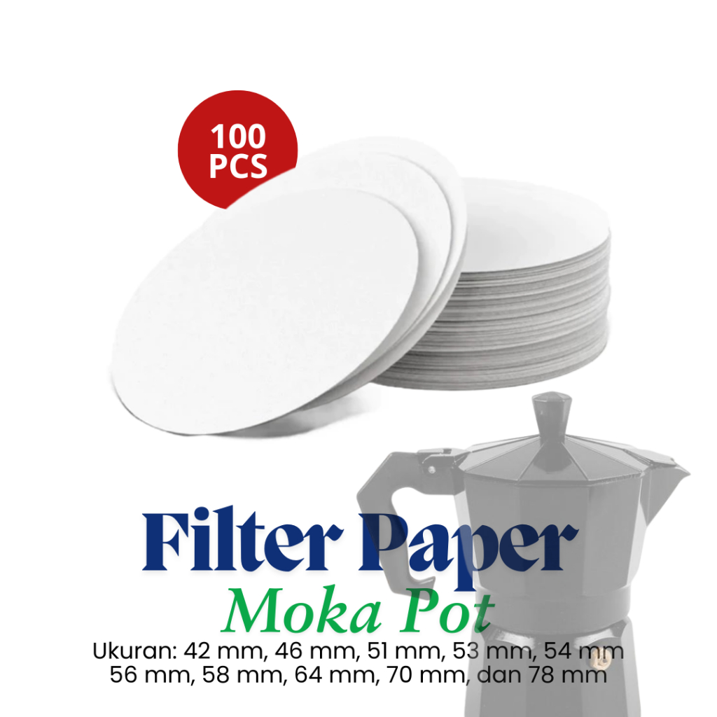 Coffee Filter Paper Moka Pot 100 PCS | Shopee Malaysia