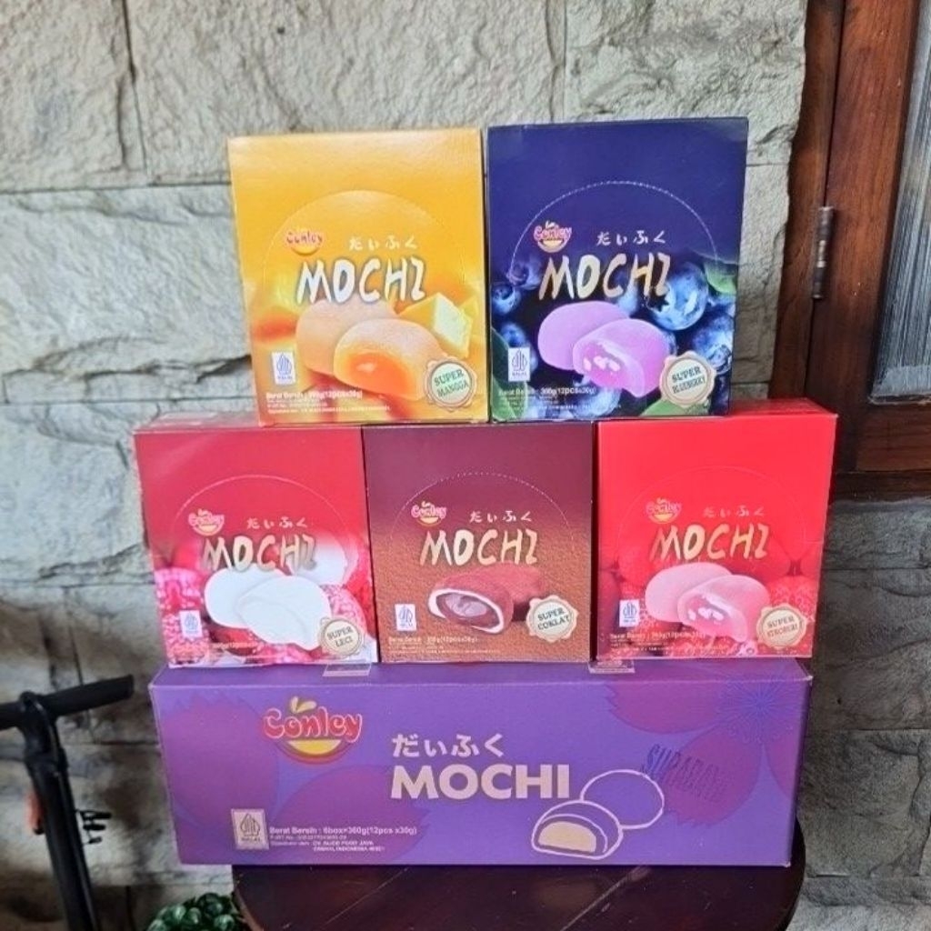 NEW (1 box contains 12 pieces) MOCHI CONLEY SUPER CHOCOLATE || SUPER ...