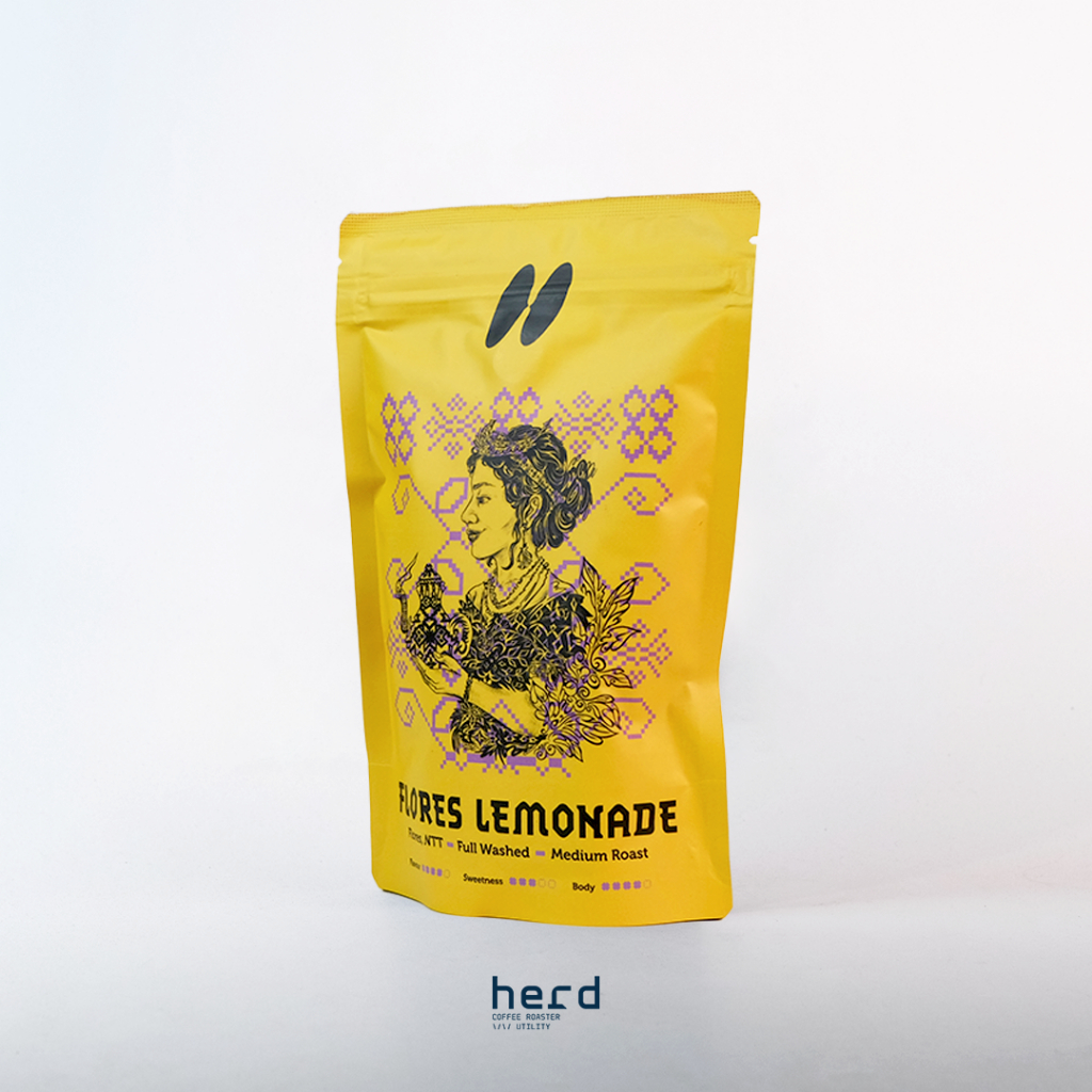 Herd Coffee Roaster Arabica Coffee Flores Lemonade 150 Gram Single ...