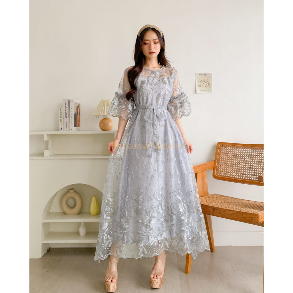 PCS REALPIC Longdress Daniela Fashion Women's Clothing Brocade Dress 3 ...
