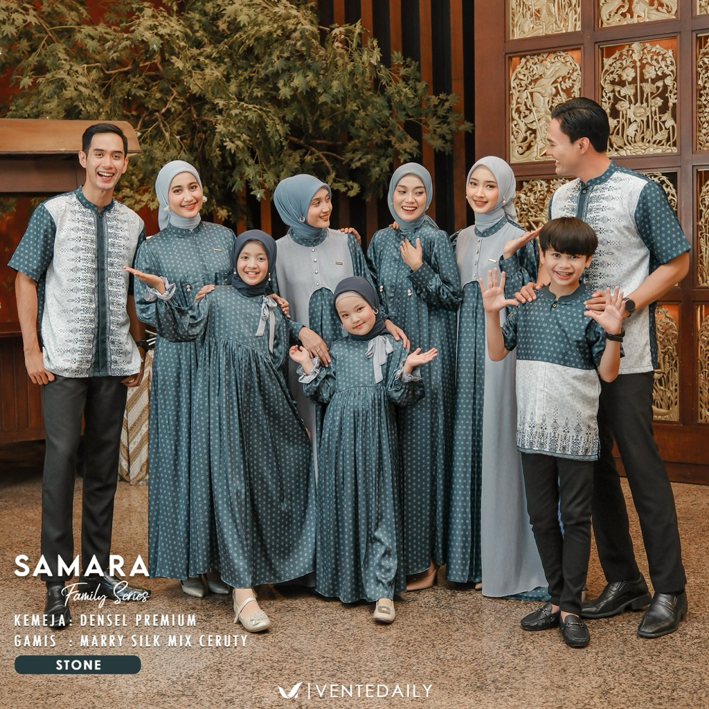 Samara Family Set by Ventedaily - sarimbit Family uniform for Eid ...