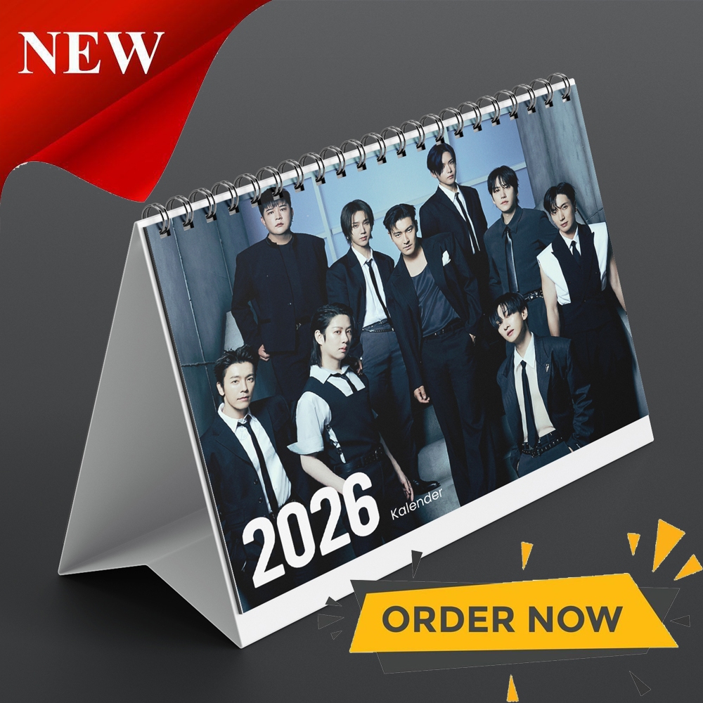 A&M Super Junior Calendar Desk Calendar 2026 Calendar K-POP Calendar ...