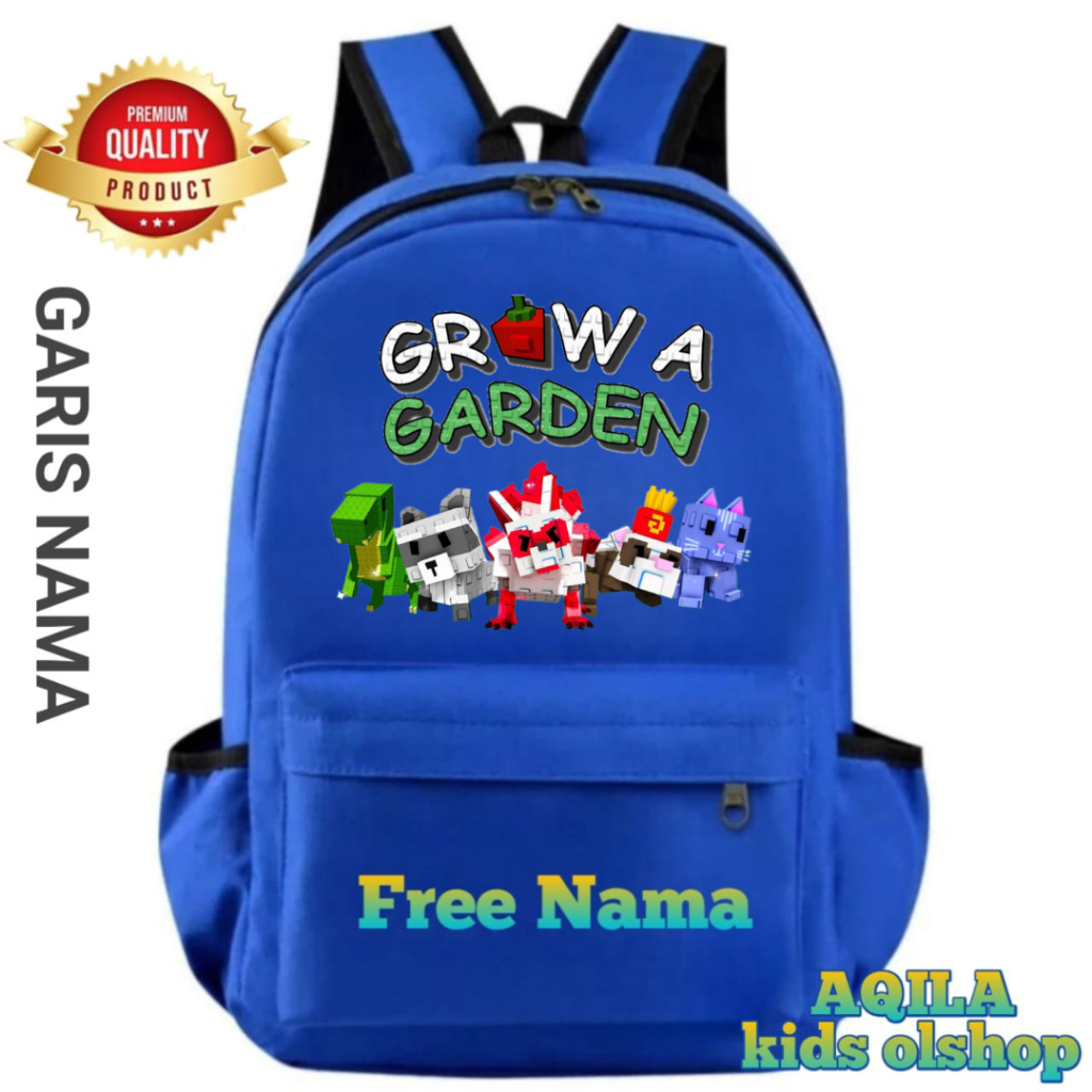 Grow a Garden children's backpack, Grow Garden roblox bag | Shopee Malaysia