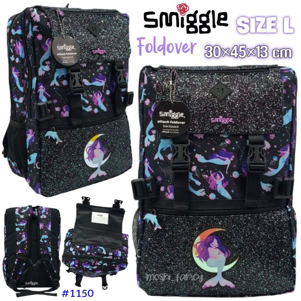 Smiggle Mermaid Backpack / Smiggle Limited Mermaid School Bag / Girls ...