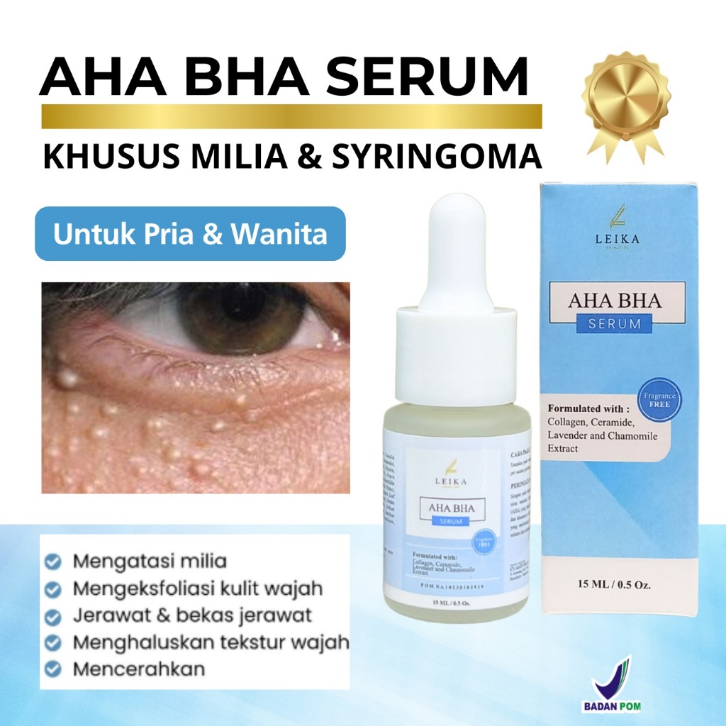 MATA Powerful Original Serum AHA BHA Leika Skincare Bpom Milia Remover ...