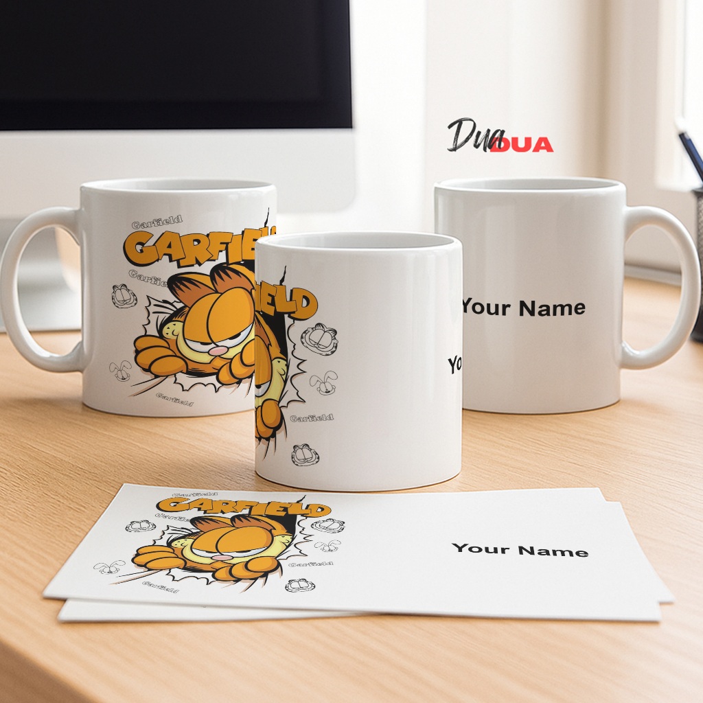 Mug Ceramic Playful Garfield Expressing His Classic Mischievous ...