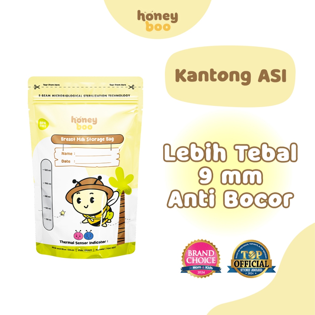 HONEY Boo - Breast Milk Plastic Bags 120ml Packaging | Shopee Malaysia
