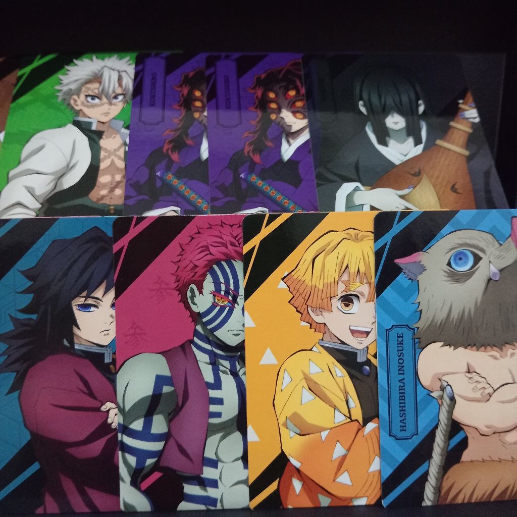 KNY KIMETSU NO YAIBA X FAMIMA DEMON SLAYER FAMILY MART COLLECTIBLE CARD ...
