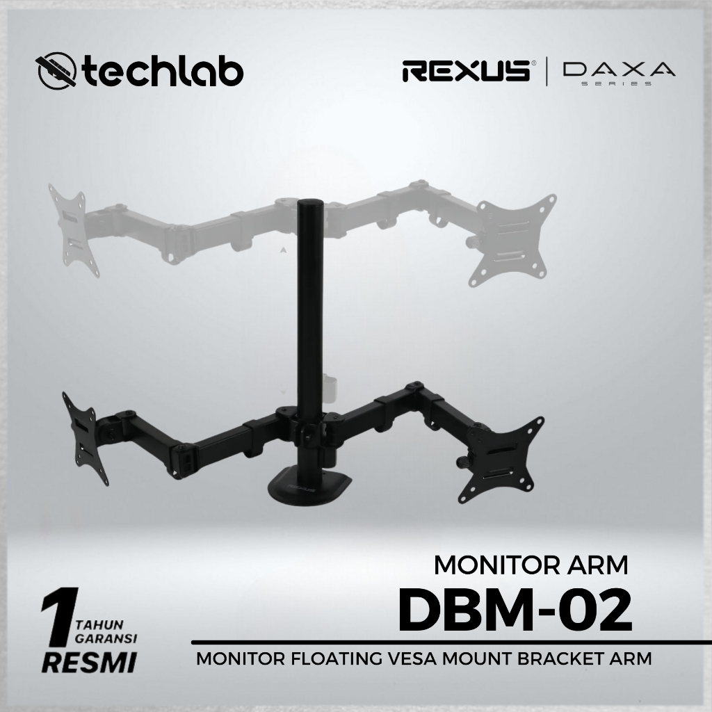Rexus DBM-02 Monitor Arm Bracket Monitor Arm Stand For PC / Laptop Boom ...