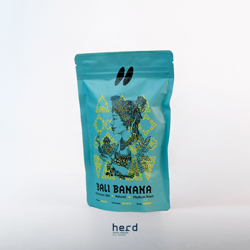 Herd Coffee Roaster Arabica Coffee Bali Banana 150 Gram Single Origin ...