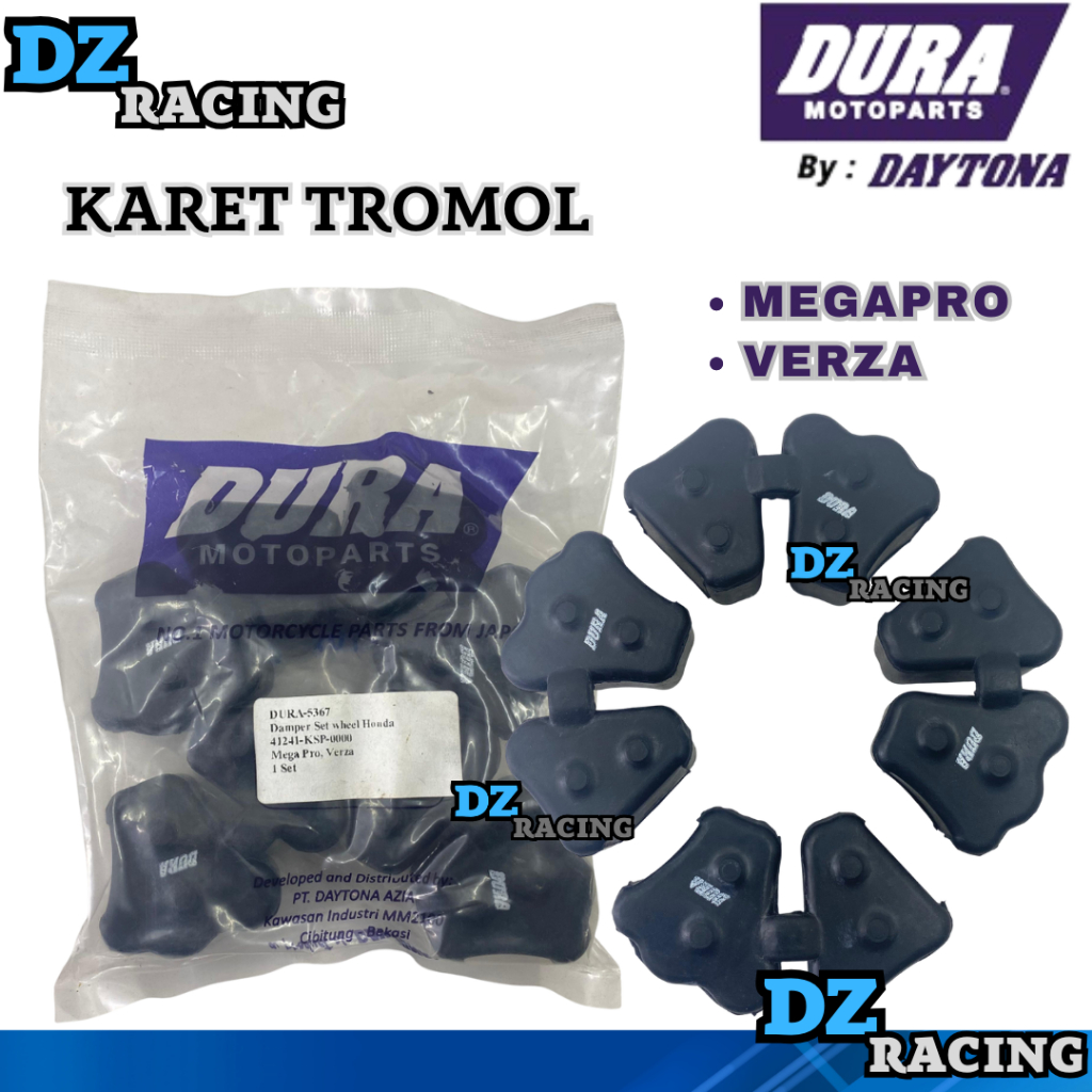 Dura Damper Drum Rubber set Wheel, Mega Pro, Verza, Drum Rubber 5367 ...
