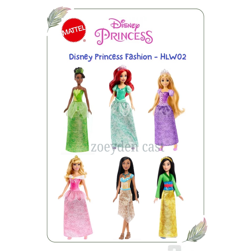 Mattel Barbie Disney Princess fashion Dolls HLW02 original doll ...