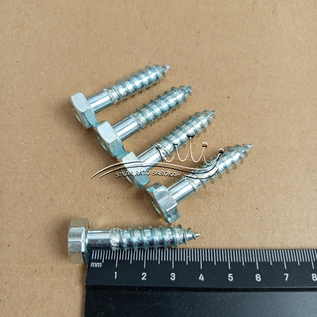 LAG SCREW LAGSCREW 3/ 8 X 1 1 1/ 2 3/ 8X1 1/2 DESKRUP BOLT KEY 14 ...