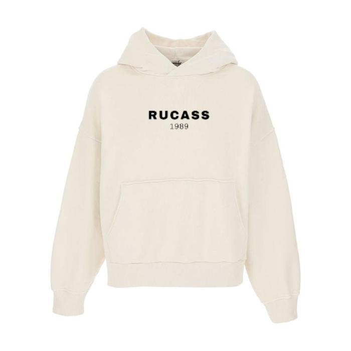 Rucass Premium Cream Black White Men's Hoodie Sweater Rucas Hoodie ...