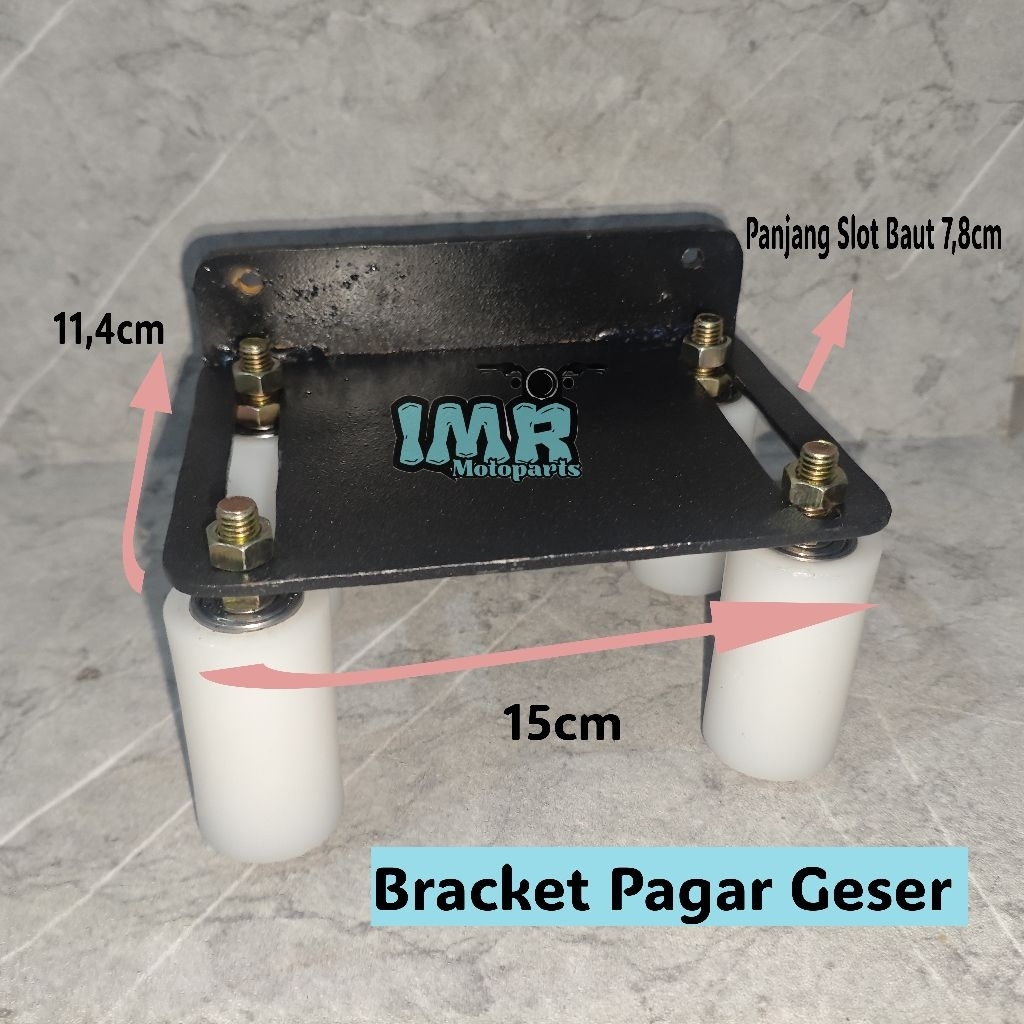 Roller Fence Bracket Smooth Anti-jam Push slidingNilon | Shopee Malaysia