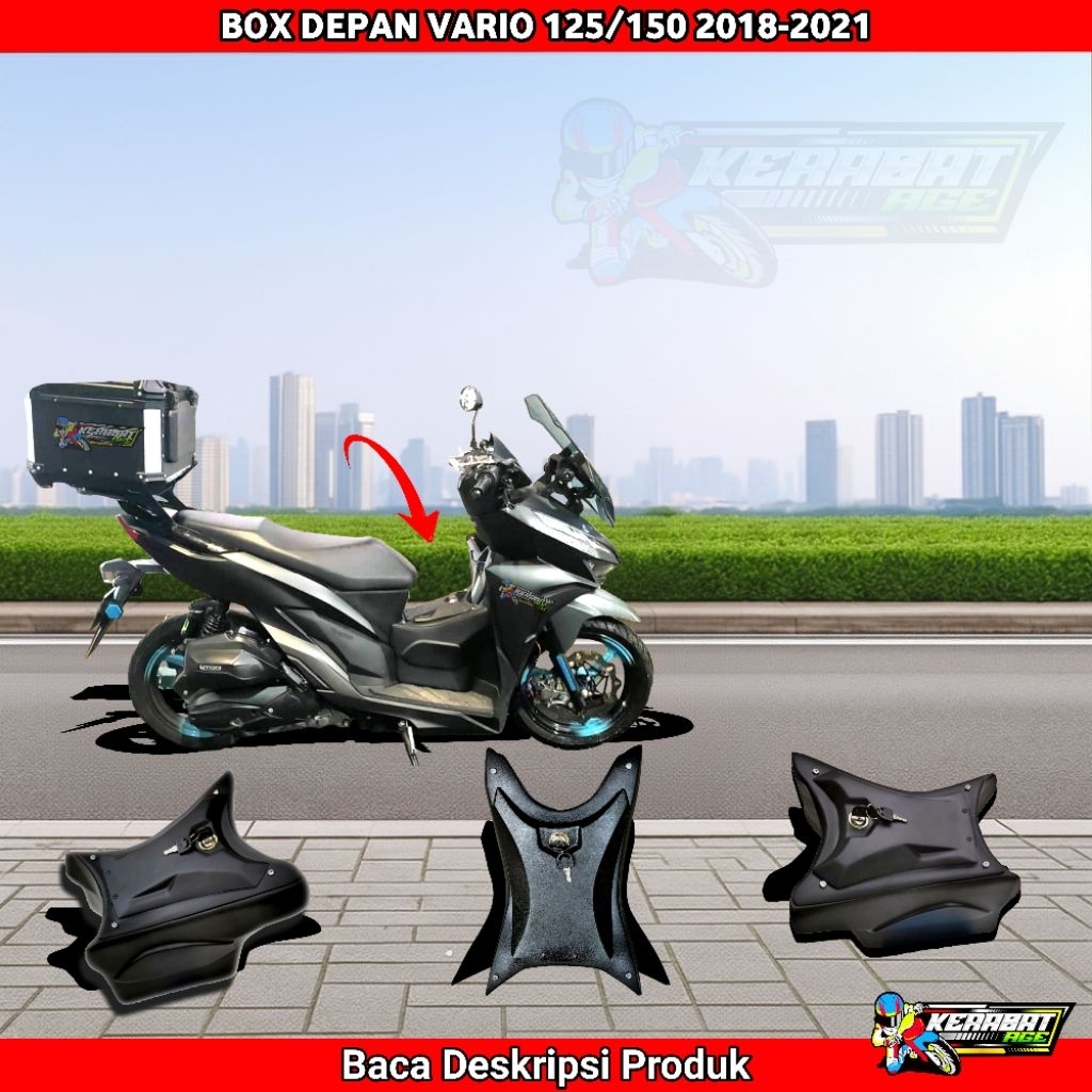 Vario box Front middle box/ Honda Vario 150 - 125 Led New | Shopee Malaysia