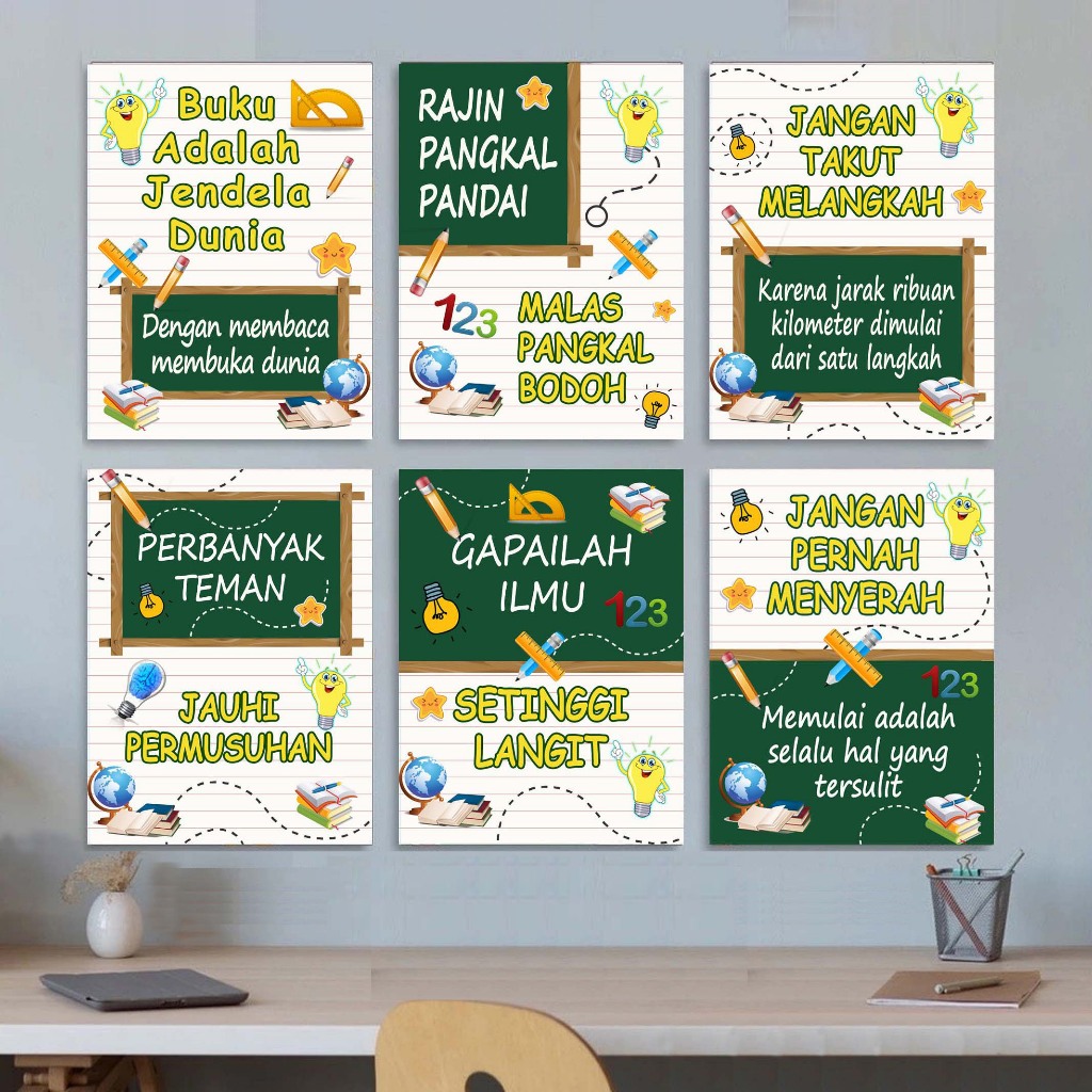 Classroom Wall Decorations, Study Room Displays, Wall Decor, Quotes ...