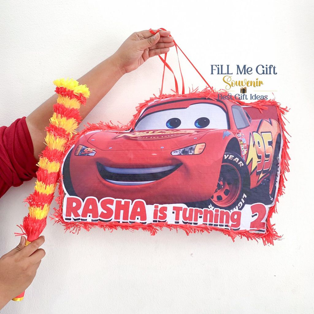 Cars Pinata Hit / Pull Birthday Character Birthday | Shopee Malaysia