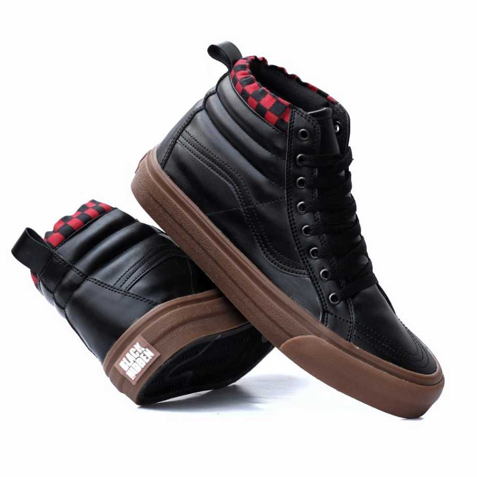 Men's Black Lace-Up Sneakers Boots | Shopee Malaysia