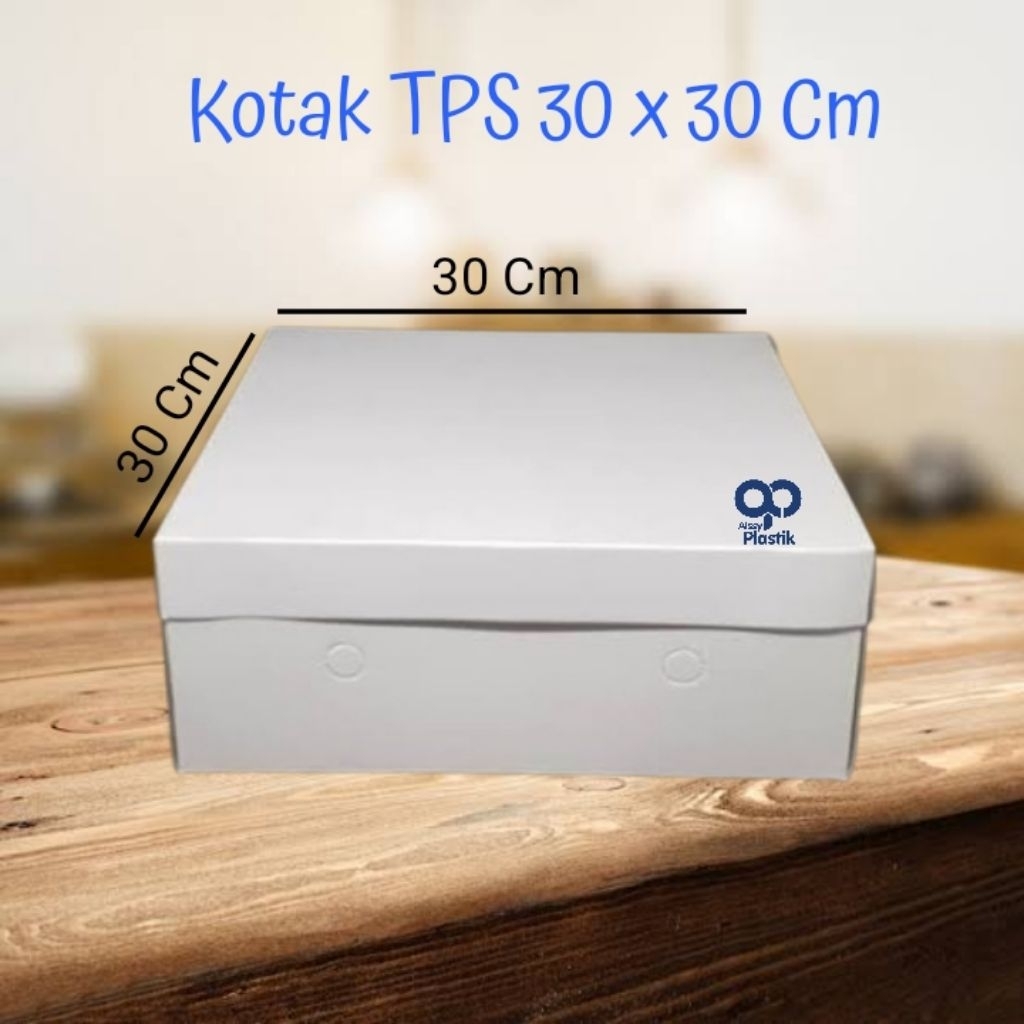 TPS cake box/cake box/snack box size 30x30 (5 pcs) | Shopee Malaysia