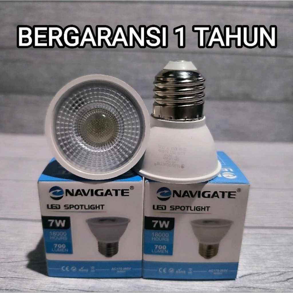 CAHAYA NAVIGATE Halogen Spot Light 7W E27 Spotlight 7 Watt White Light ...
