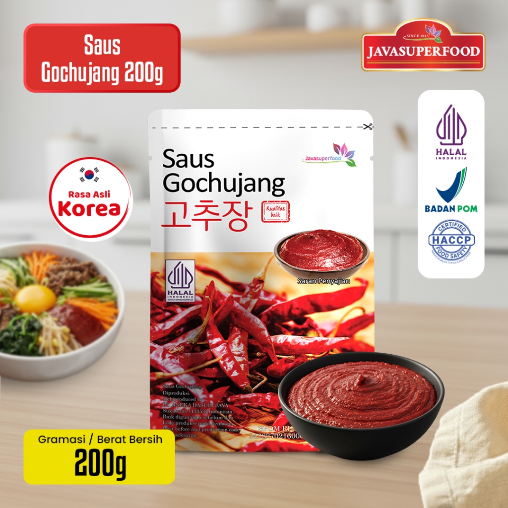 Gochujang HALAL 200g Original Korean Flavor/Sauce Sambal Paste Chili ...