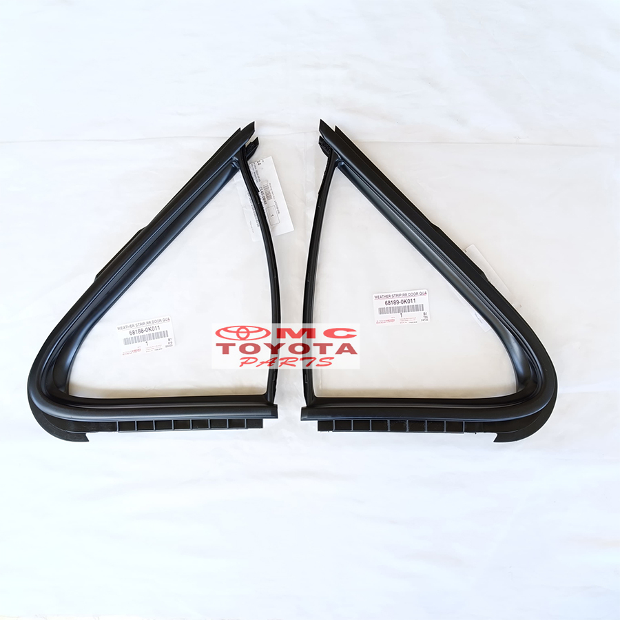 Right Rear Door Triangle Glass Rubber Original Fortuner 2005-2015 68188 ...