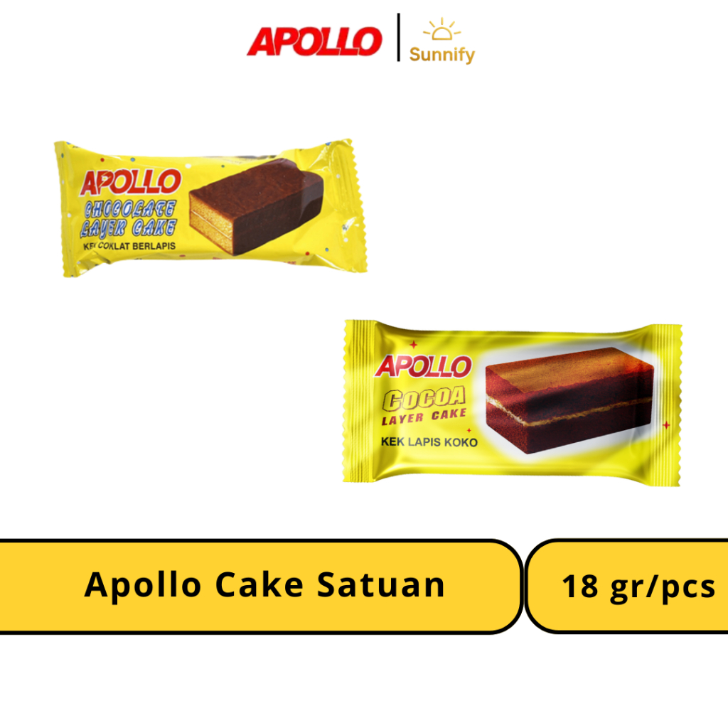 Apollo Layer Cake SINGLE (pcs) Chocolate Layer Cake Original/ Cocoa ...