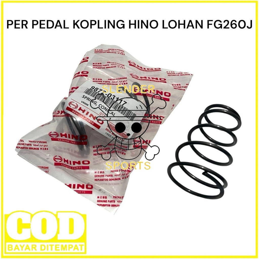 HINO LOHAN FM260t UPPER CLUTCH MASTER SPRING - HINO 500 CLUTCH PEDAL ...