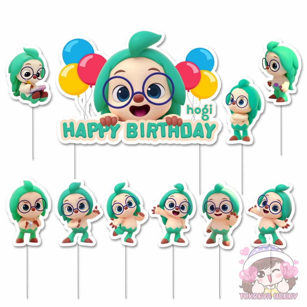 PINKFONG HOGI Birthday Cake Topper | Shopee Malaysia