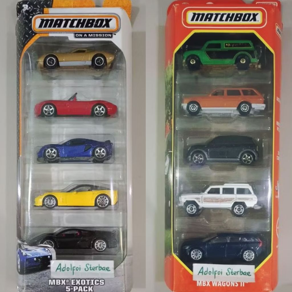 Matchbox gift pack gp isi 5 mbx exotics 5 pack lamborghini miura p400s ...