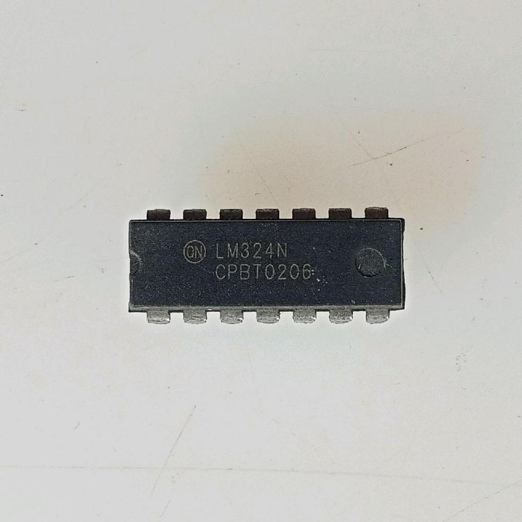 ON Semiconductor LM324N Single Supply Quad Operational Amplifier ...