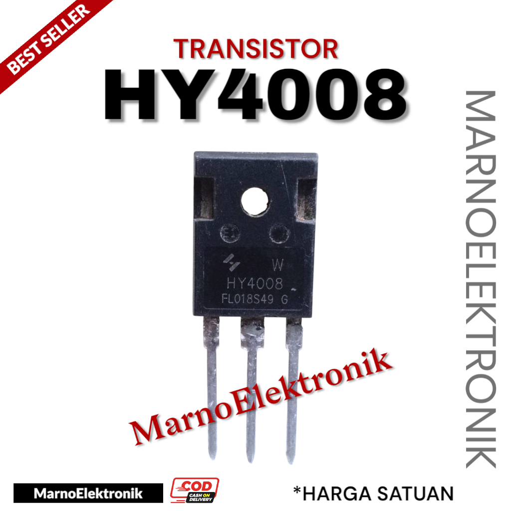 TRANSISTOR TR HY4008 HY 4008 HY-4008 LARGE BODY ORIGINAL ORIGINAL ...