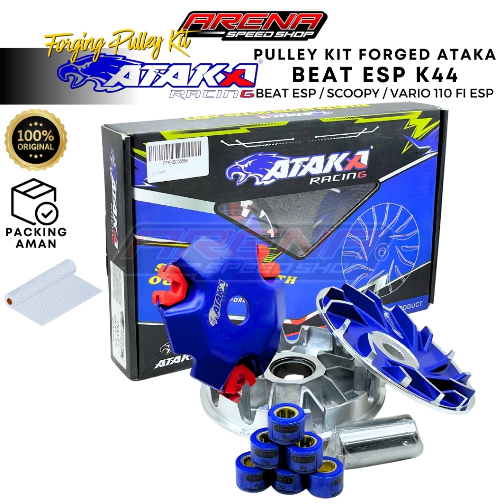 ATAKA Racing Forging Pulley Kit BEAT Fi ESP K44 13.5 Roller Housing ...