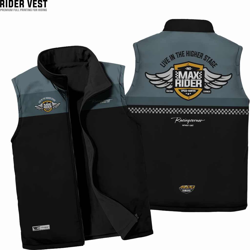 Men's windproof touring motorcycle VEST RACING CORNER windproof chest ...