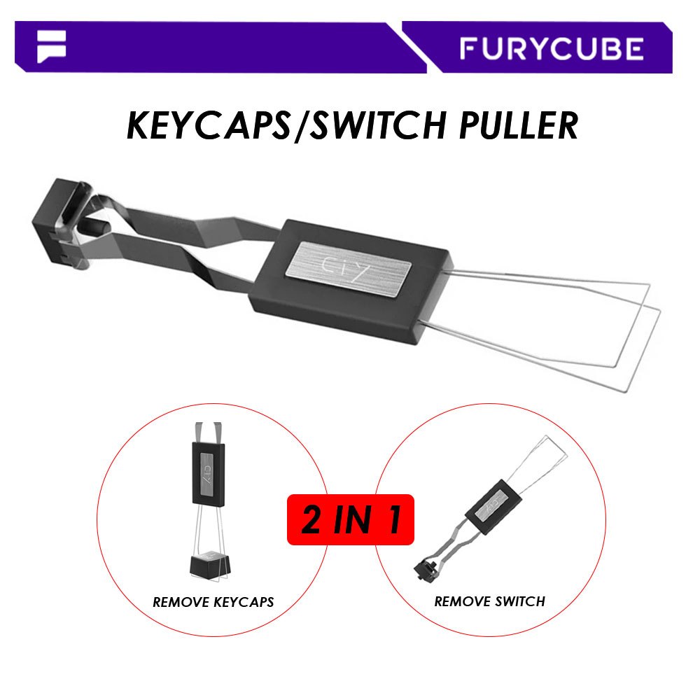 FURYCUBE Universal 2-in-1 Keycap Puller Strong and Durable Keycaps ...