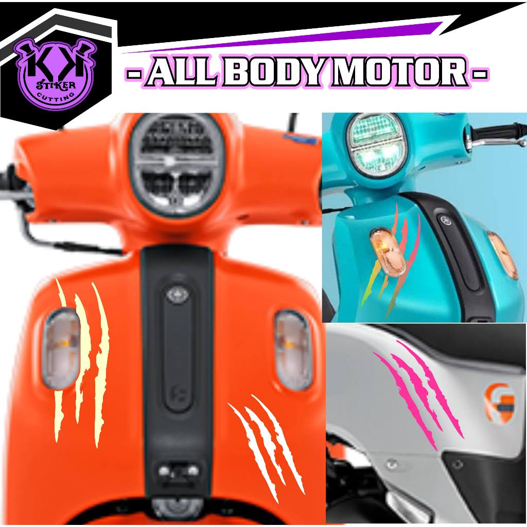 SC.347/CUTTING STICKER/CLAW STICKER/3D STICKER/3D CLAW STICKER/NAIL ...