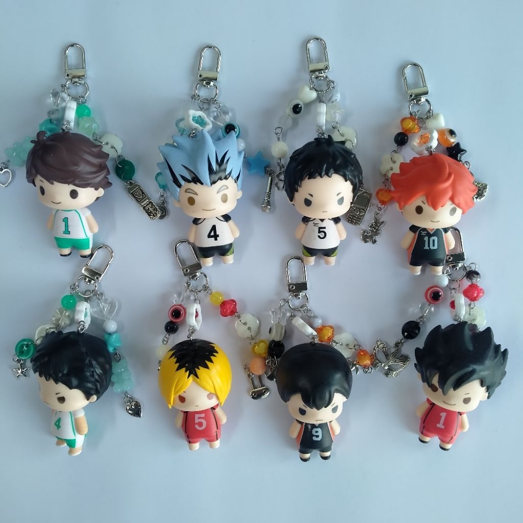 GANTUNGAN Haikyuu keychain keybag bag charm keyring key chain | Hinata ...