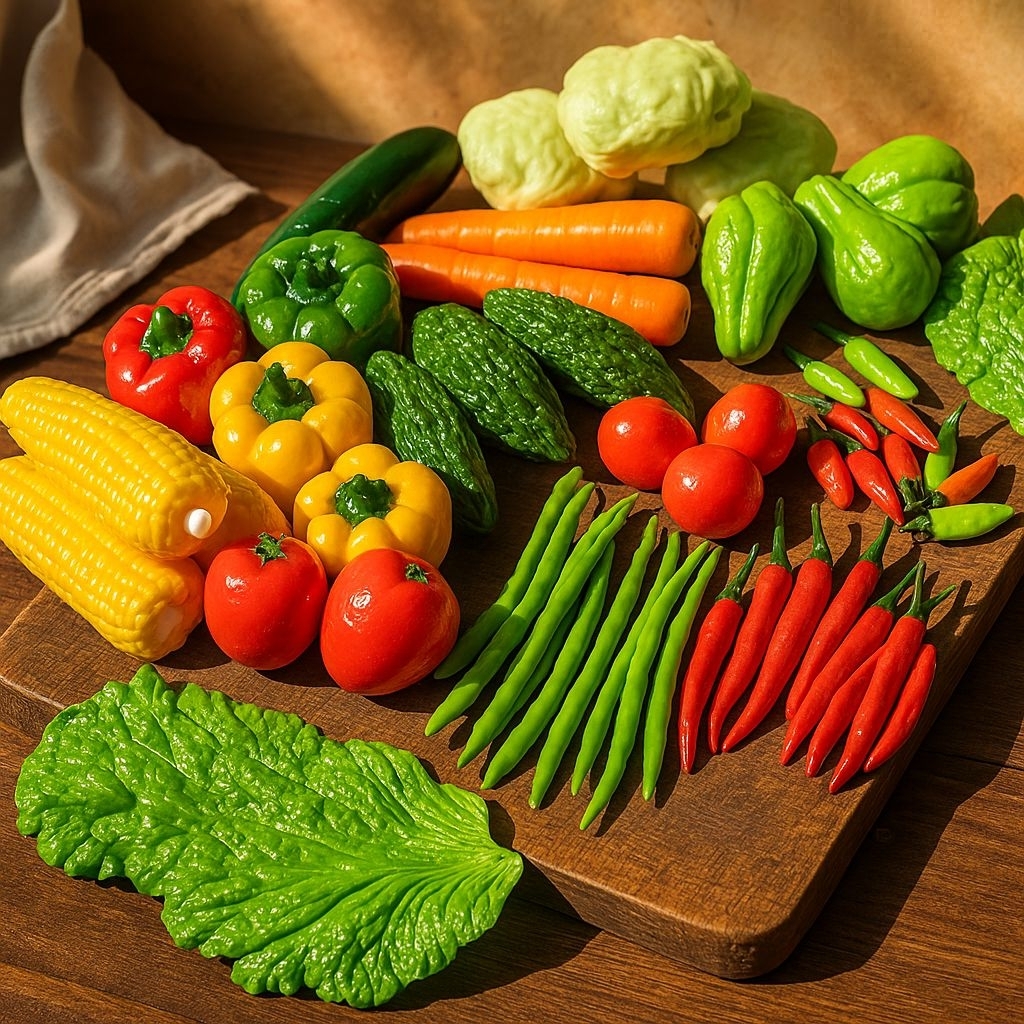 REPLIKA Ornamental vegetables, decorative replicas, fake vegetables ...