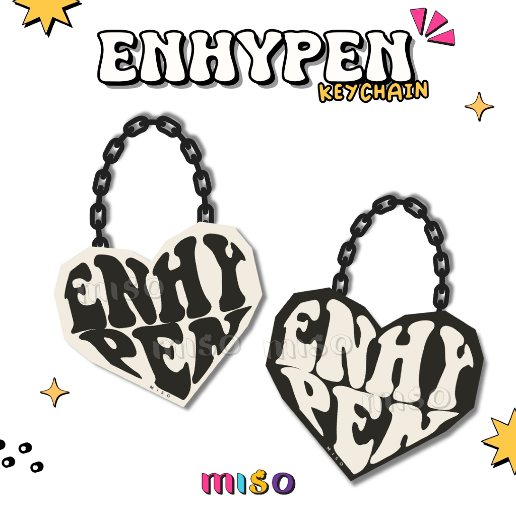 GANTUNGAN ENHYPEN Acrylic Keychain ENHYPEN Keychain/ ENHYPEN Keychain ...