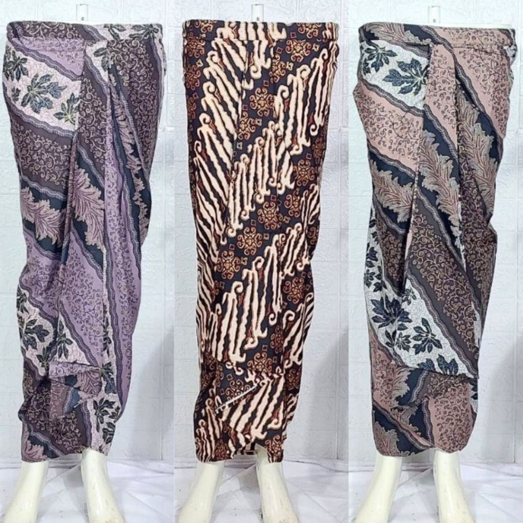 INSTANT Rumbay Skirt Batik Wrap Skirt/ Wiron Span Skirt/ Modern Batik ...