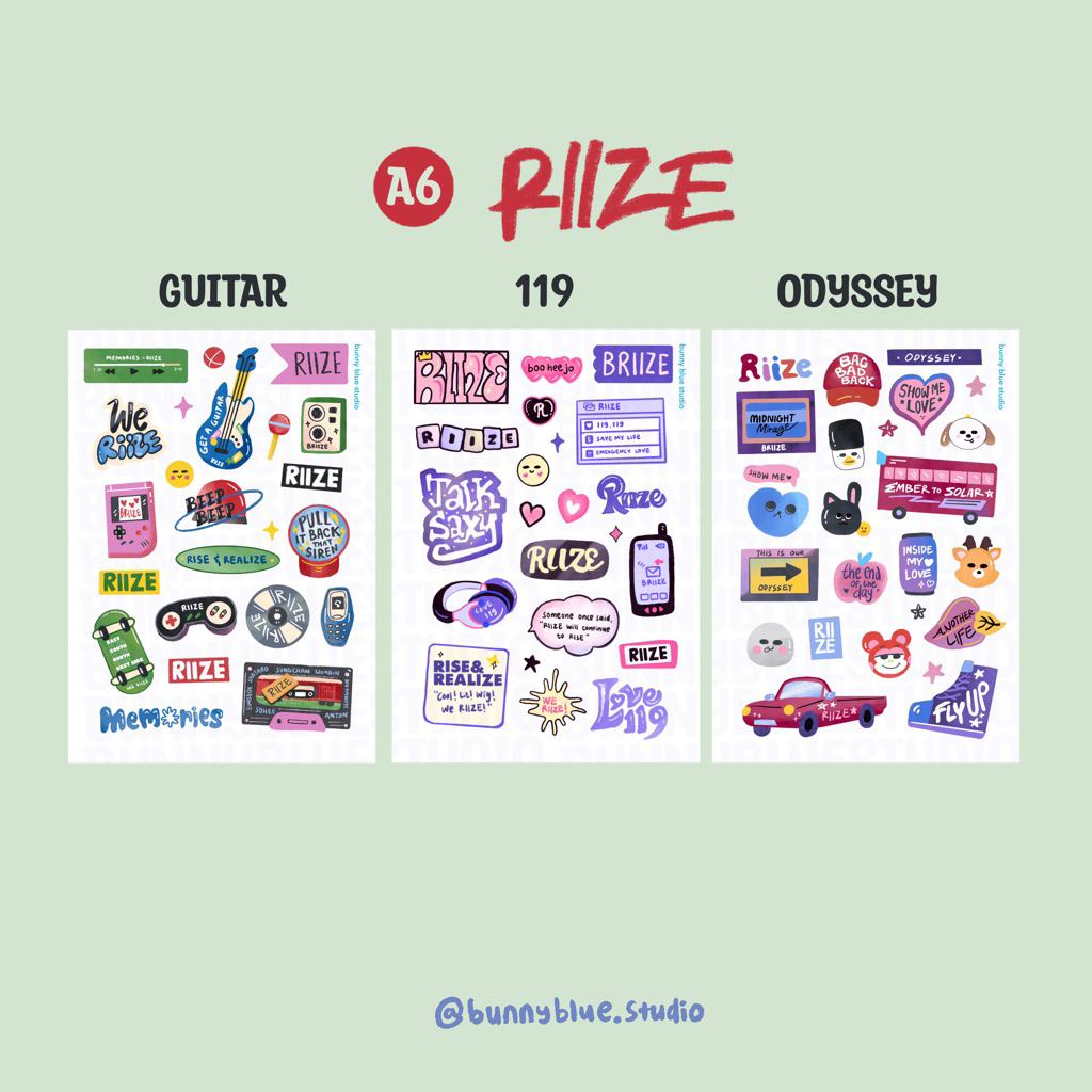 RISE Fanart Sticker | Shopee Malaysia