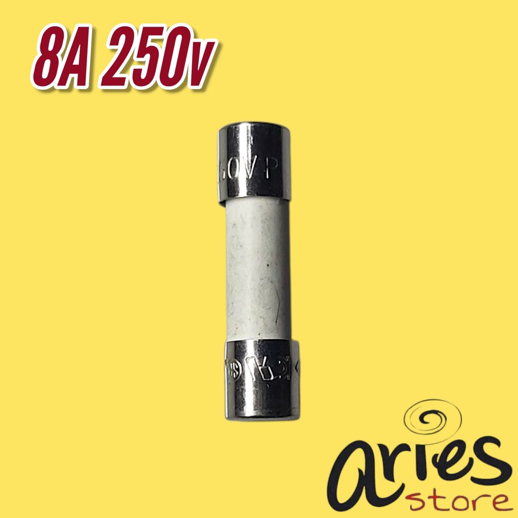 8 AMPER 250V CERAMIC FUSE 8A 250V MINI CERAMIC FUSE | Shopee Malaysia